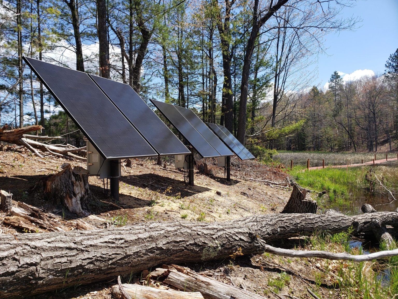 Direct Solar Aeration System for Large Ponds | Harrietta Hills