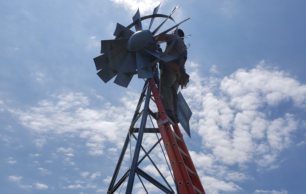 Let Us Repair and Maintain Your Pond Aeration Windmills! | Harrietta Hills